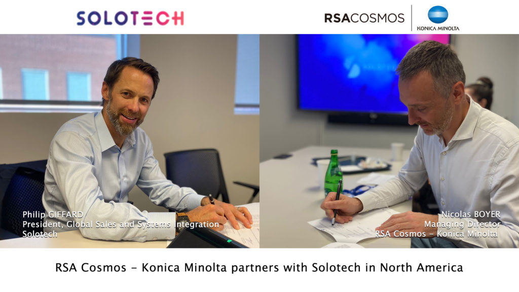 RSA Cosmos-Konica Minolta Partners with AV Giant Solotech in North ...
