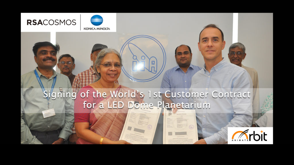 The World’s 1st Customer Contract for a LED Dome Awarded to RSA Cosmos ...